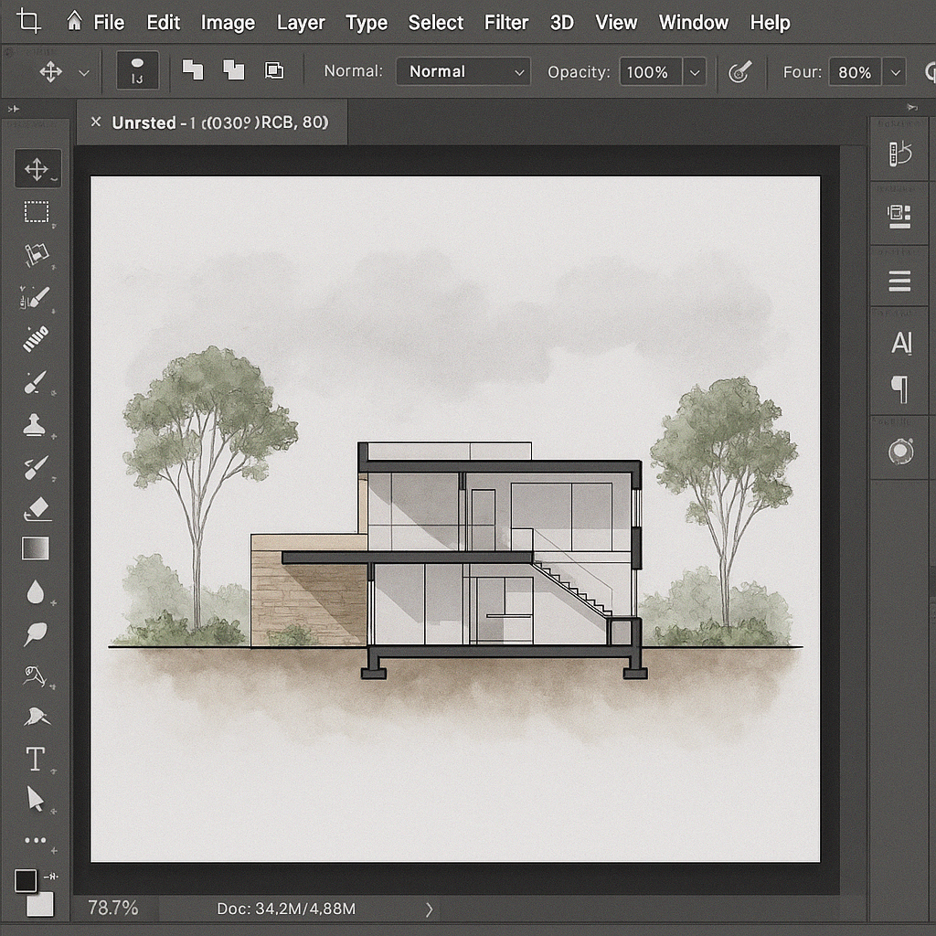 Photoshop for Architects – Karen Aoun Architects